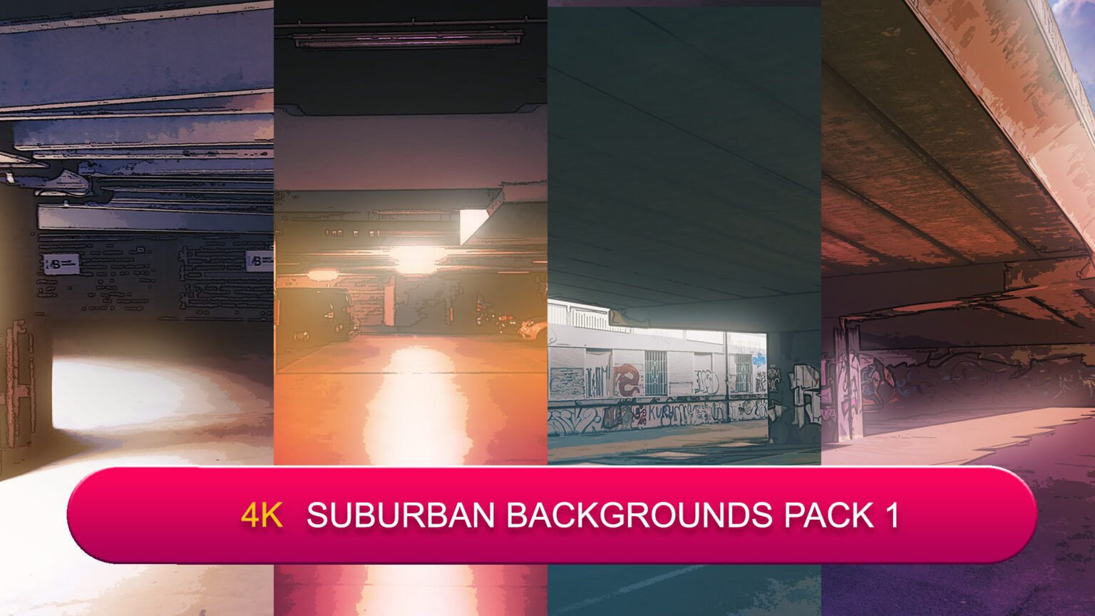 Suburban VN Backgrounds - Pack 01 - kstormstudio.com