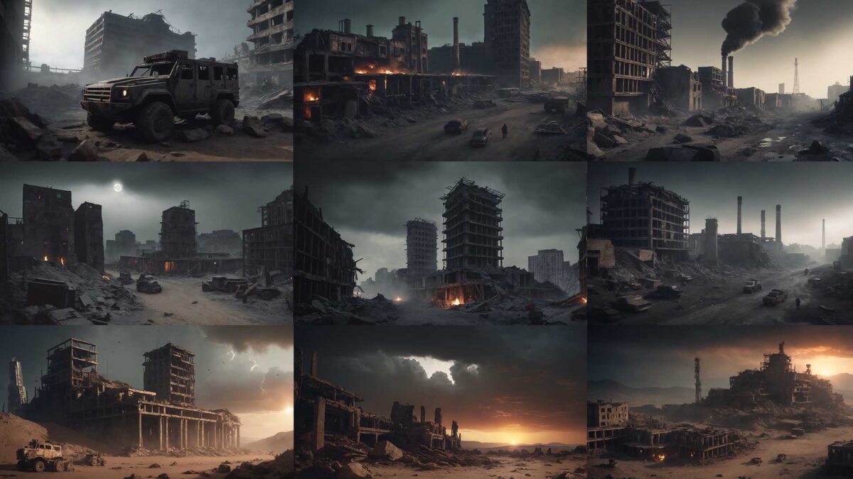 Post Apocalyptic Lands Set 1 - Post-Atomic: 26 high quality Visual ...