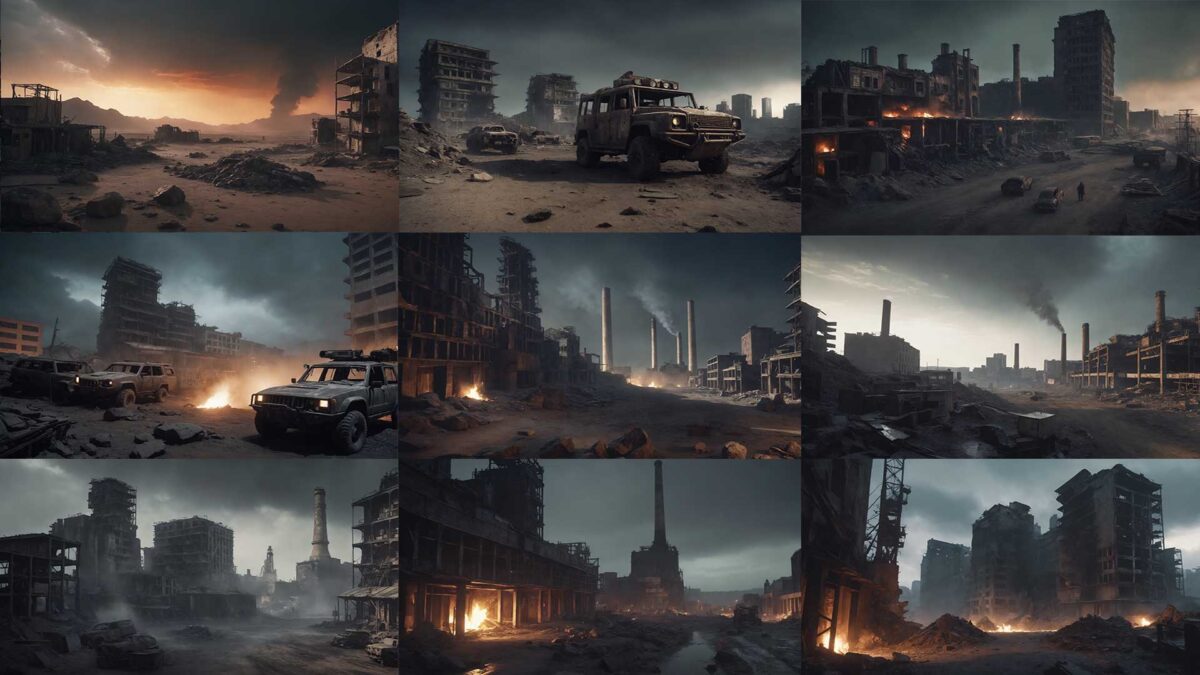 Post Apocalyptic Lands Set 1 - Post-Atomic: 26 high quality Visual ...